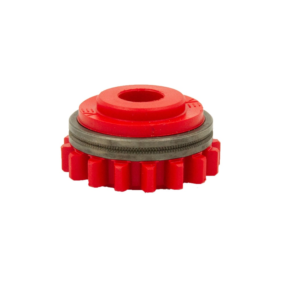 Untere Drahtvorschubrolle V-Nut gerändelt 1,0 mm, rot, Kunststoff | Kemppi