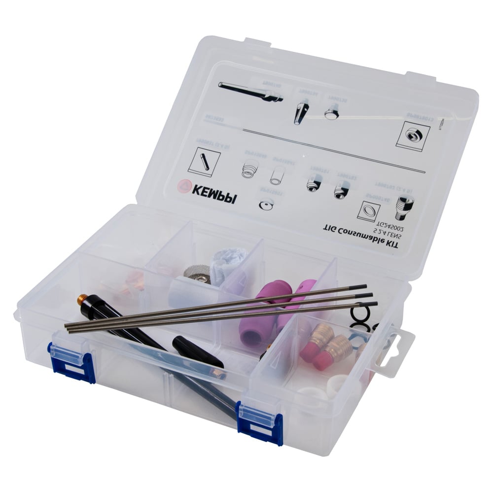 TIG Consumable Kit S 2.4 Lens | Kemppi