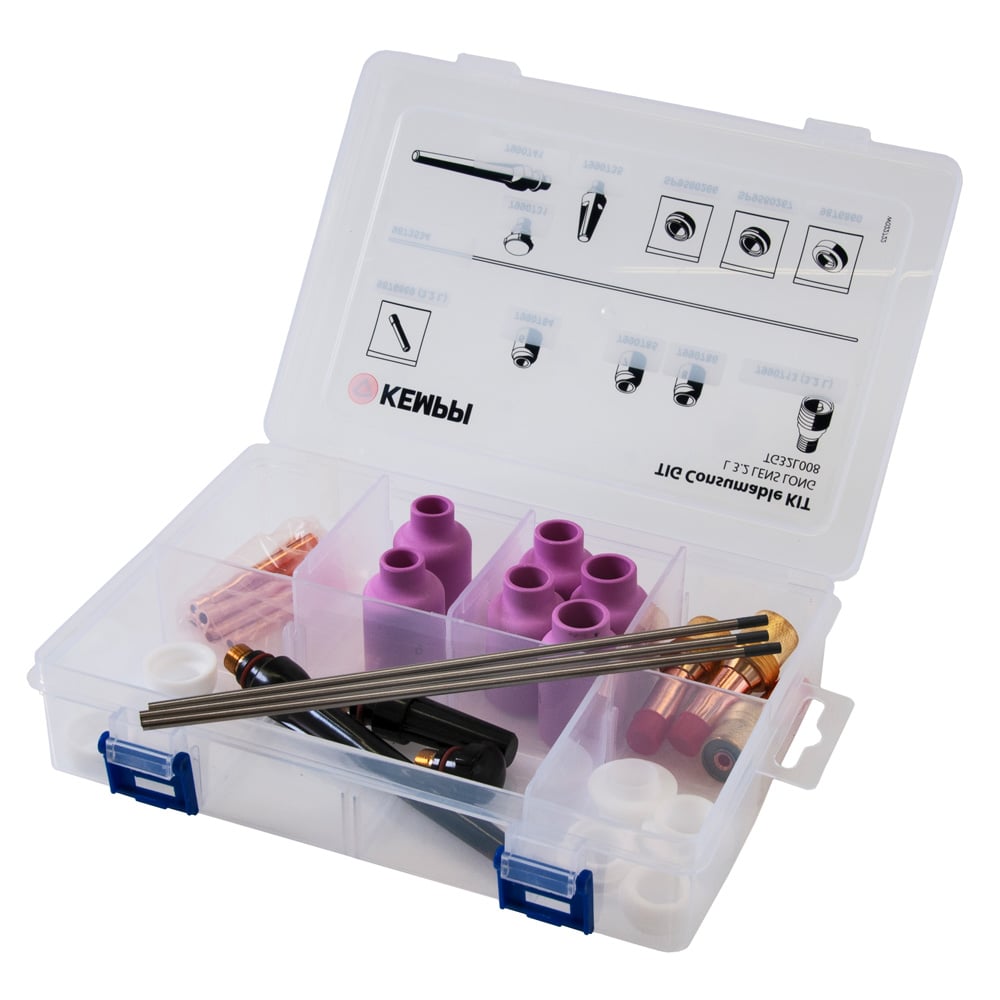 TIG Consumable Kit L 3.2 Lens Long | Kemppi